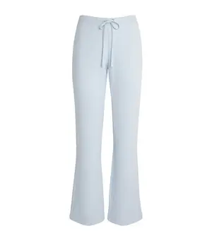 SKIMS Drapey French Terry Sweatpants - Blue
