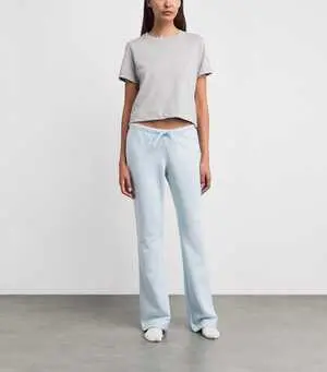 SKIMS Drapey French Terry Sweatpants - Blue