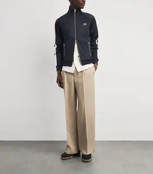 Fred Perry Embroidered Taped Track Jacket