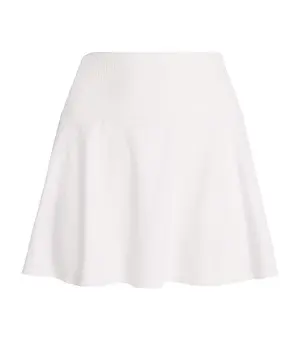 Vuori Baseline Gingham Skirt - White