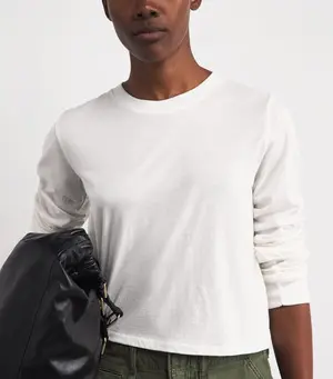 Eterne Long-sleeve Cropped T-shirt