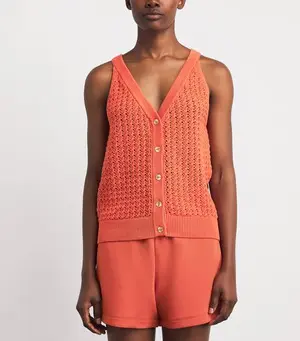 Varley Alessia Cotton Knit Tank Top