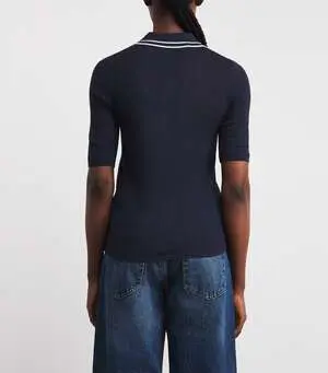 7 For All Mankind Crochet Polo Shirt