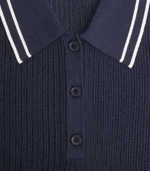 7 For All Mankind Crochet Polo Shirt
