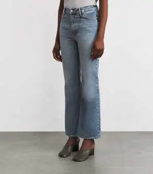 FRAME The Arrow High-rise Bootcut Jeans