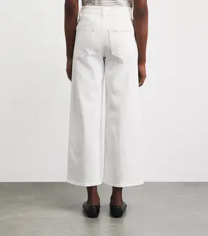 FRAME Le Slim Palazzo High-rise Wide-leg Jeans