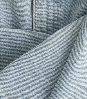 FRAME The Bow High-rise Barrel-leg Jeans - Blue