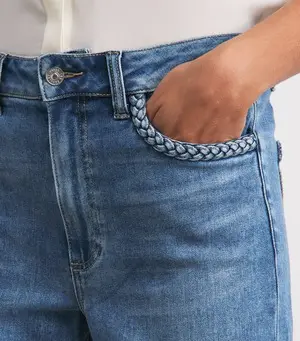 Paige Anessa Wide-leg Jeans - Blue