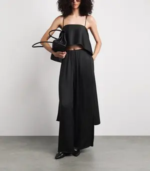 Camilla And Marc Draped Satin Top