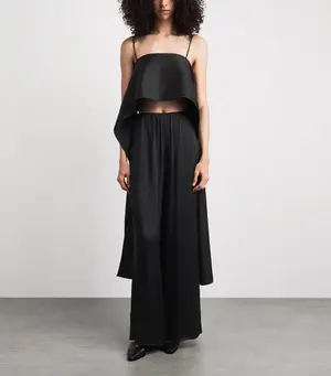 Camilla And Marc Draped Satin Top