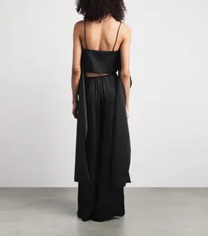 Camilla And Marc Draped Satin Top