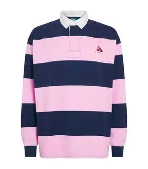 Polo Ralph Lauren Cotton Stripe Rugby Shirt - Pink