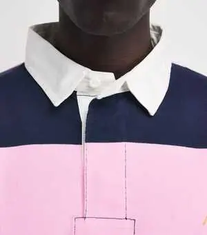 Polo Ralph Lauren Cotton Stripe Rugby Shirt - Pink