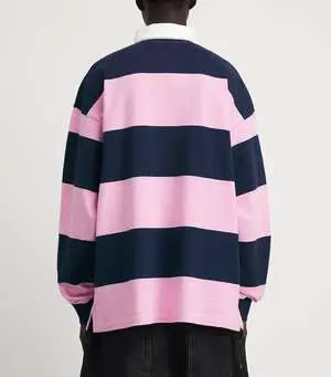 Polo Ralph Lauren Cotton Stripe Rugby Shirt - Pink
