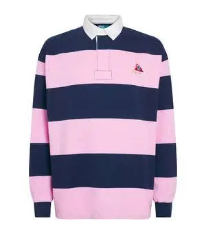 Polo Ralph Lauren Cotton Stripe Rugby Shirt - Pink