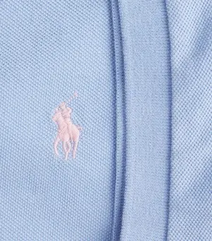 Polo Ralph Lauren Custom-fit Cotton Mesh Polo Shirt - Blue