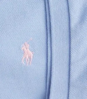 Polo Ralph Lauren Custom-fit Cotton Mesh Polo Shirt - Blue