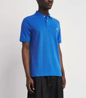 Polo Ralph Lauren Cotton Mesh Classic-fit Polo Shirt - Blue