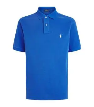Polo Ralph Lauren Cotton Mesh Classic-fit Polo Shirt - Blue