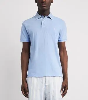 Polo Ralph Lauren Cotton Mesh Classic-fit Polo Shirt - Blue