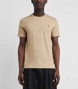 Polo Ralph Lauren Cotton Custom-fit Polo Pony T-shirt - Brown