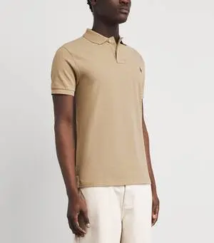 Polo Ralph Lauren Cotton Mesh Custom-fit Polo Shirt - Brown