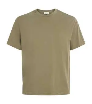 FRAME Cotton T-shirt - Brown