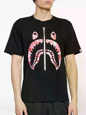 A BATHING APE Shark Camouflage-print T-shirt