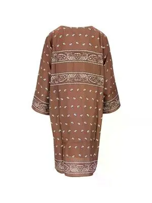 P.a.r.o.s.h Paisley Print V-neck Dress