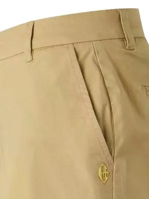 CONTE OF FLORENCE Logo Plaque Shorts