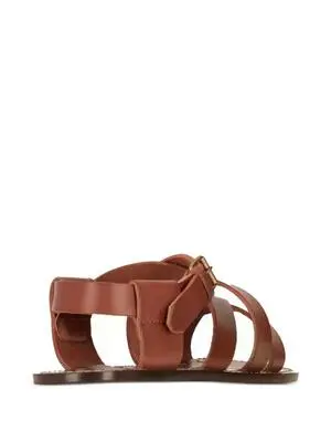 Saint Laurent Cheever Flat Sandals