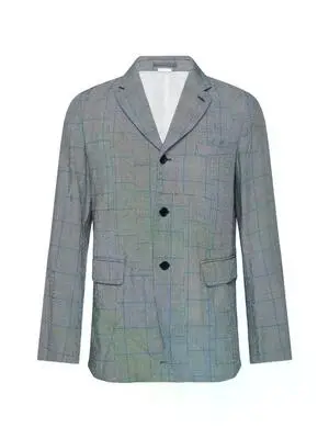 Comme Des Garçons Patchwork Glen-check Blazer