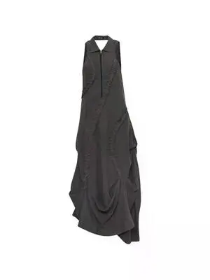 OPEN YY Ruffle-trimmed Maxi Dress
