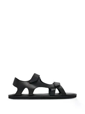 Auralee Double-touch Strap Leather Sandals