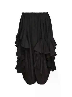 Comme Des Garçons Ruffled Detail Trousers
