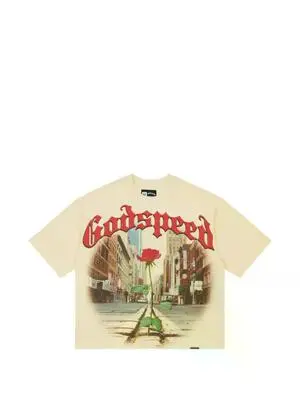 GODSPEED Graphic-print T-shirt - Neutrals