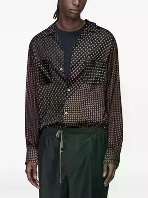 MAISON MARGIELA Paisley-print Long-sleeve Shirt