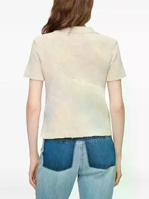 MAISON MARGIELA Wheat-stitch Cotton Polo Shirt