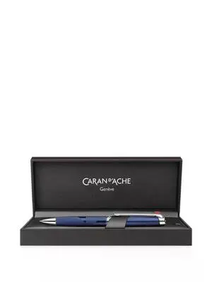 CARAN D'ACHE Guilloché-engraved Ballpoint Pen - Blue