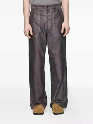 MAISON MARGIELA Wide-leg Trousers With Stitched Pocket Detail