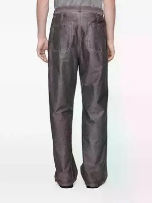 MAISON MARGIELA Wide-leg Trousers With Stitched Pocket Detail