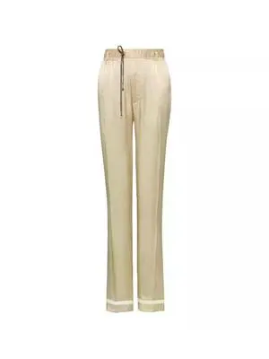 MAISON MARGIELA Drawstring Straight-leg Trousers - Neutrals