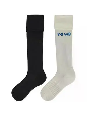 Y3 X Wales Bonner Knee-high Socks - Black