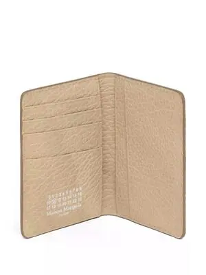 MAISON MARGIELA Four Stitches Grained Leather Card Holder
