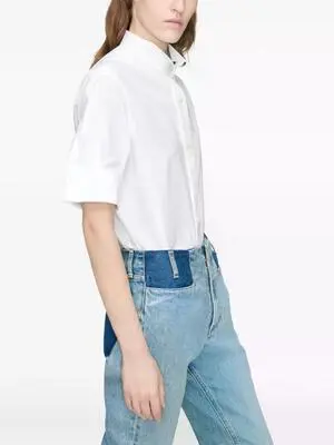 MAISON MARGIELA Wing-collar Short-sleeve Shirt
