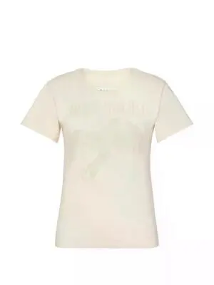 MAISON MARGIELA Four-stitch Bird Motif T-shirt - Neutrals