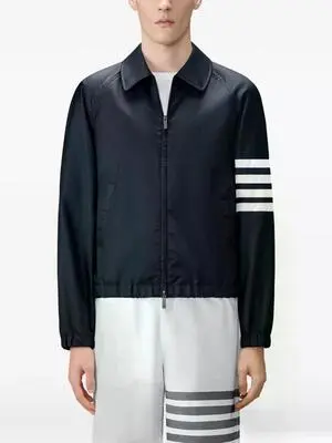 Thom Browne Shiny Ripstop 4-bar Track Jacket