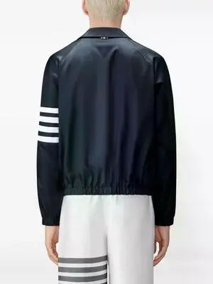 Thom Browne Shiny Ripstop 4-bar Track Jacket