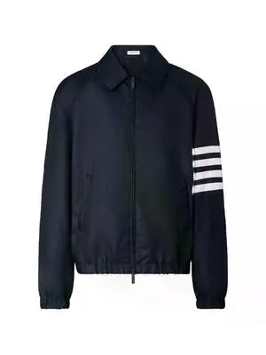 Thom Browne Ripstop Raglan Jacket - Blue
