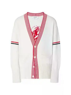 Thom Browne Lobster Intarsia Cardigan - Blue